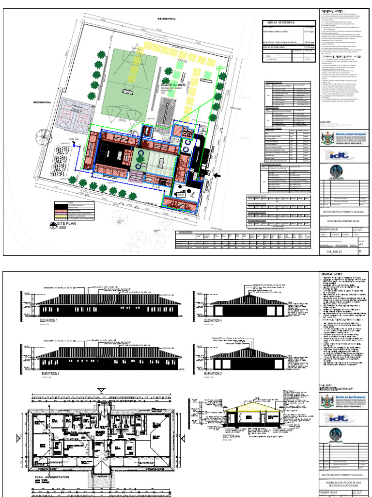 Combined Architectural Drawings | PDF