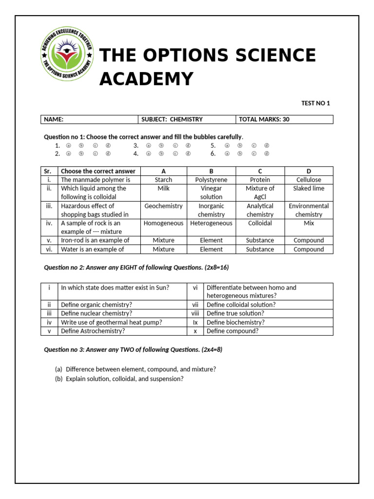 Chem 9 | PDF