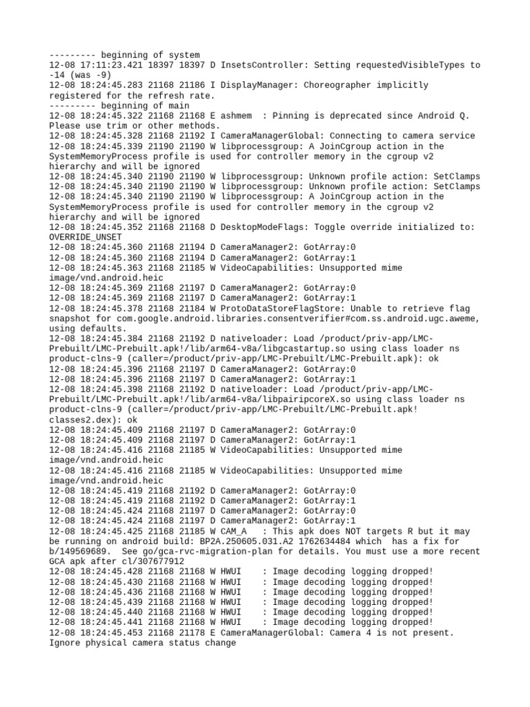 Log Cat 1765198485297 | PDF | Java (Programming Language) | Software