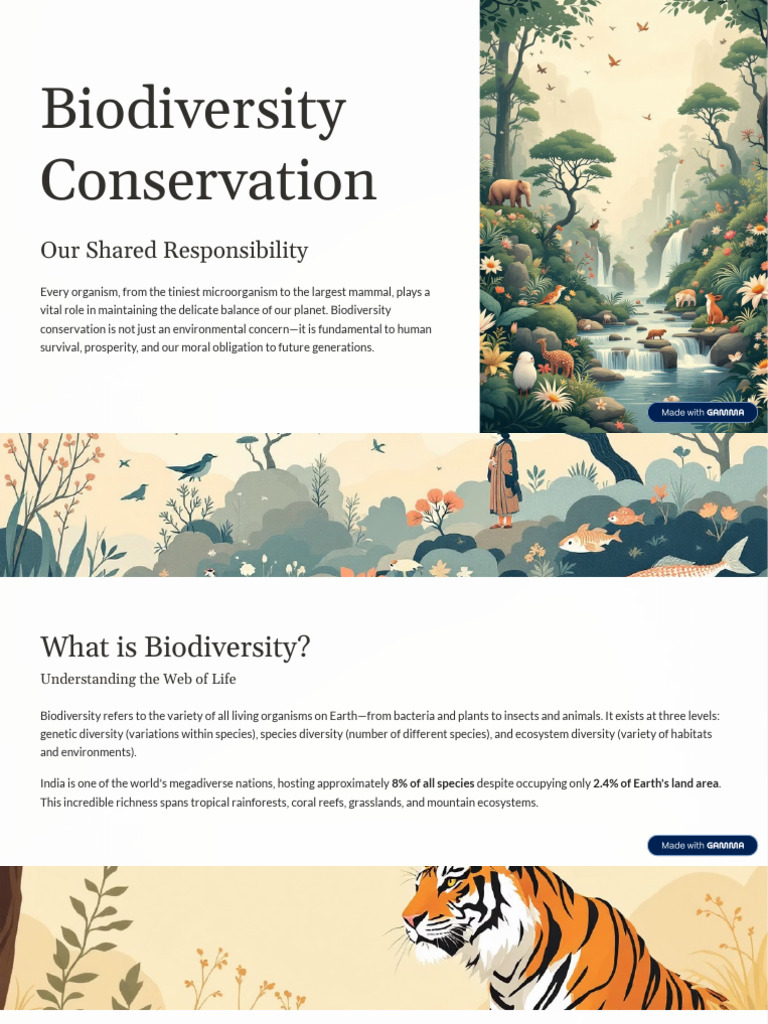 Biodiversity Conservation in India | PDF | Conservation Biology ...