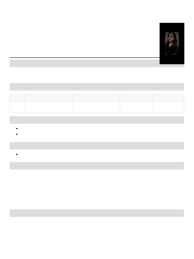 Resume: Rakshita Sanjay Kamble | PDF