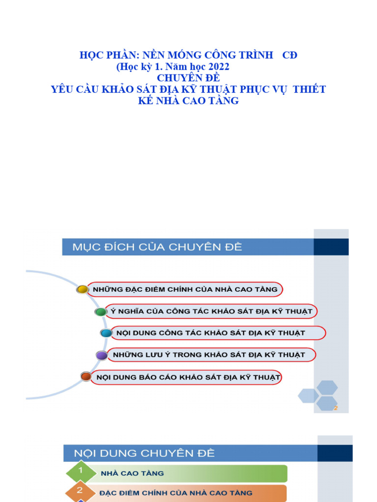 Khao Sat Dia Chat Nhà Cao Tang | PDF