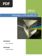 Prismas Oftálmicos y Lentes Prismáticas | PDF | Refracción | Óptica