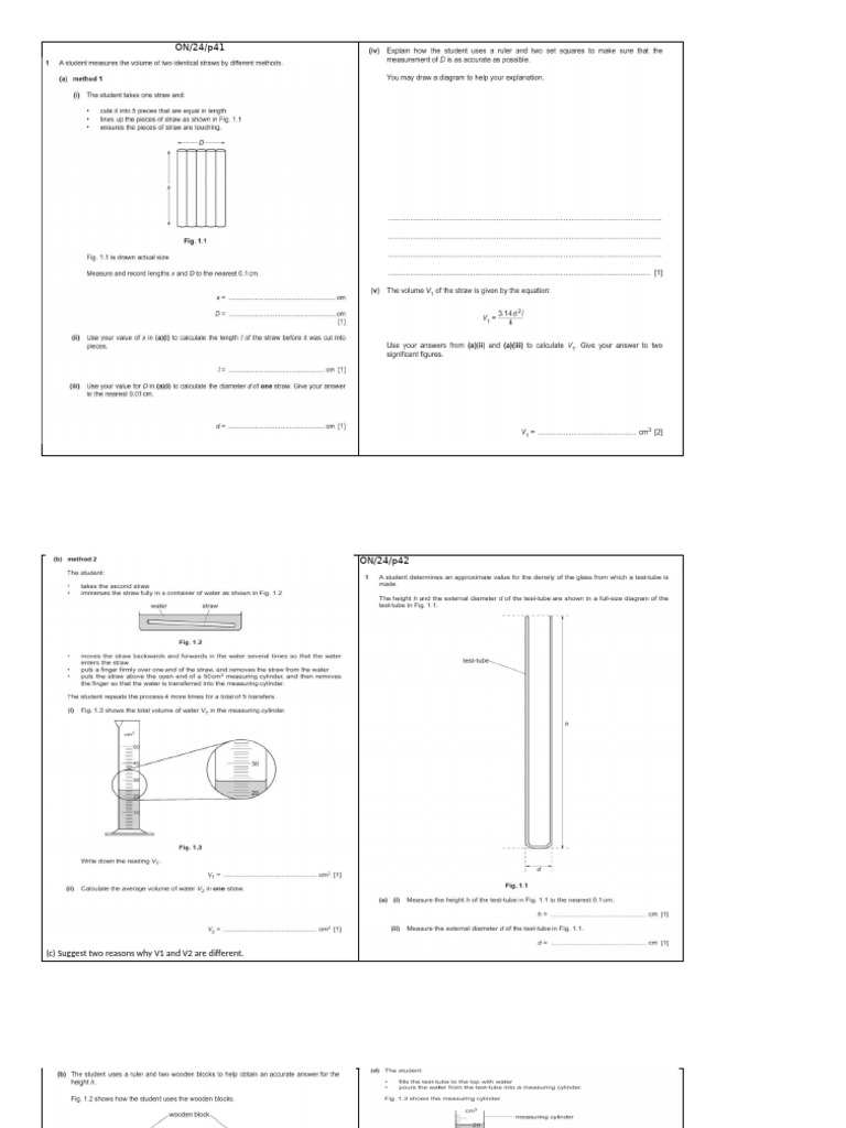 ATP Mid Term (Physical Quanties and Measurement, Mass and Weight ...
