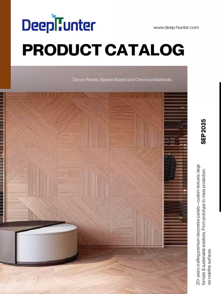 Premium Decorative Panels Catalog | PDF | Materials