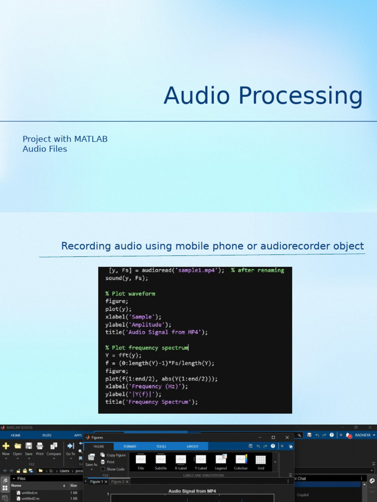Audio Processing Sns | PDF