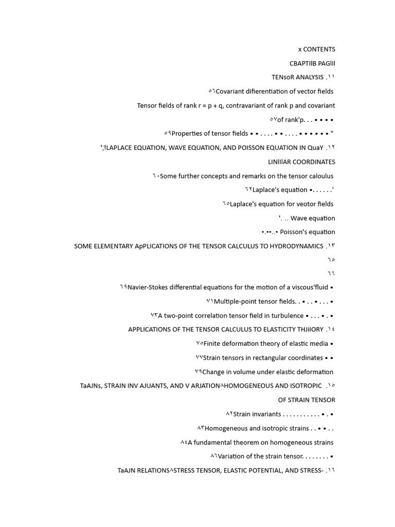 Tensor Calculus Applications and Concepts | PDF | Tensor | Applied ...