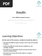 Insulin Pen Compatibility Overview | PDF