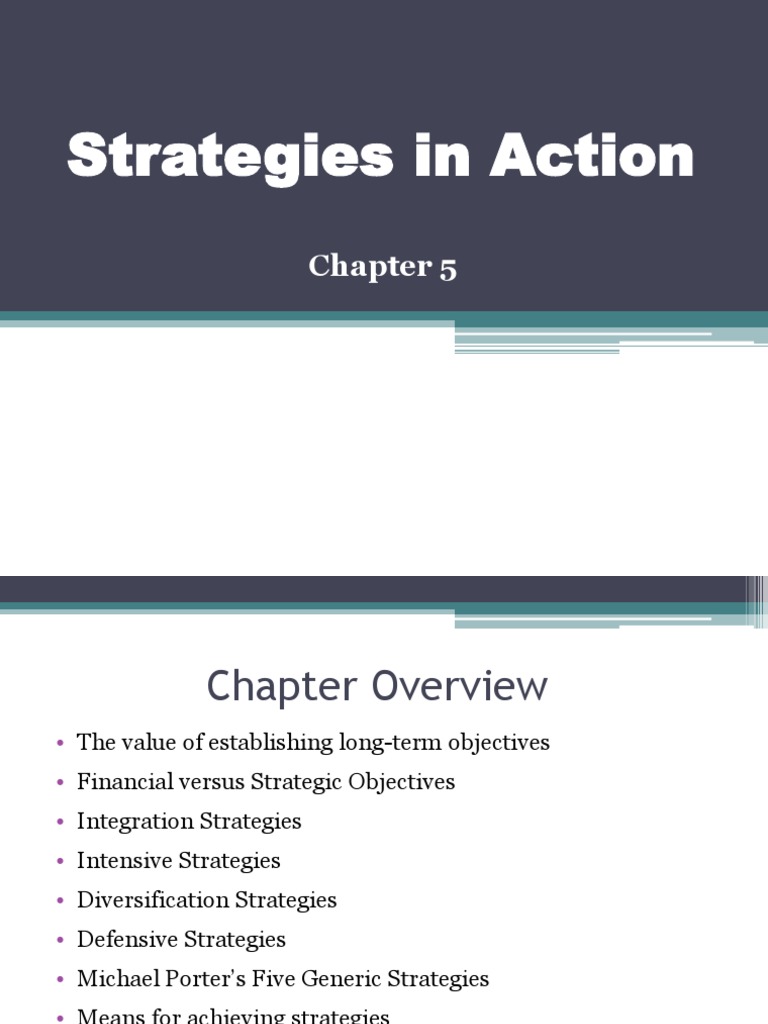 Michael Porter's Five Generic Strategies | PDF | Strategic Management ...