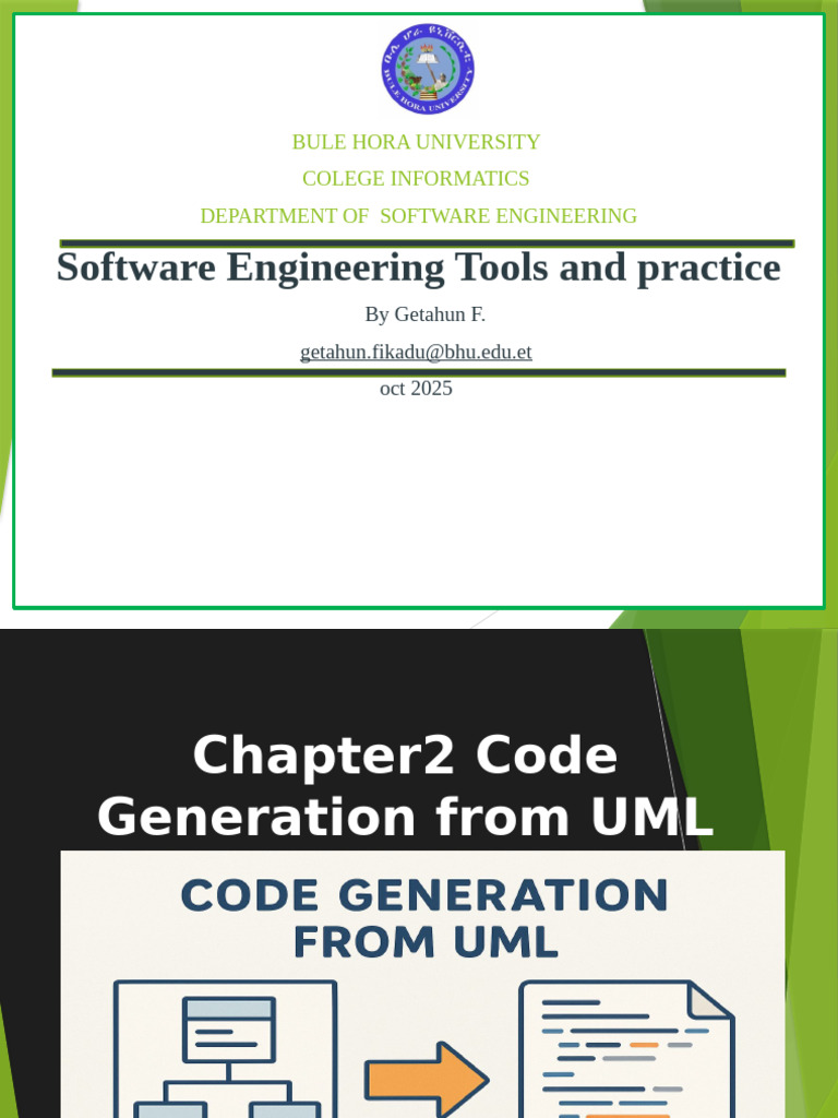 SETP CH2 Code Generation From UML | PDF | Class (Computer Programming) | Method (Computer ...