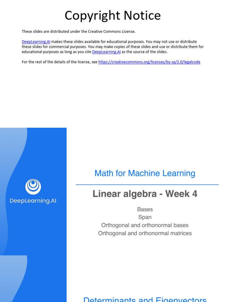Deeplearning - Ai Deeplearning - Ai | PDF | Principal Component ...