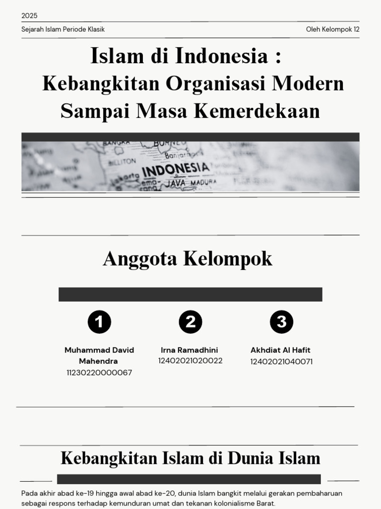 Kebangkitan Islam Modern di Indonesia | PDF