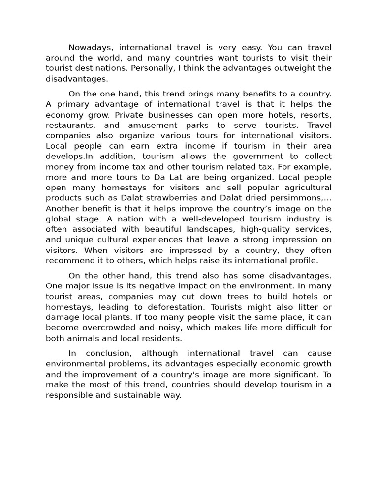 International Travel | PDF
