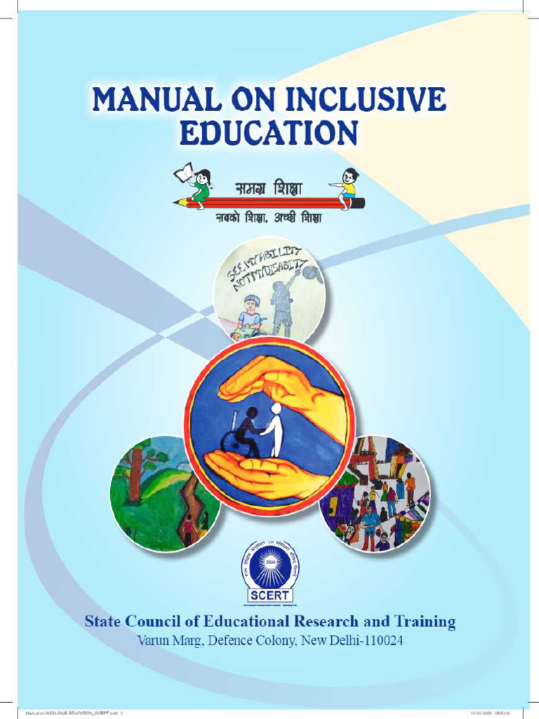 Manual On Inclusive Education | PDF