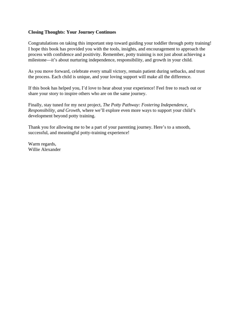 Closing Thoughts | PDF
