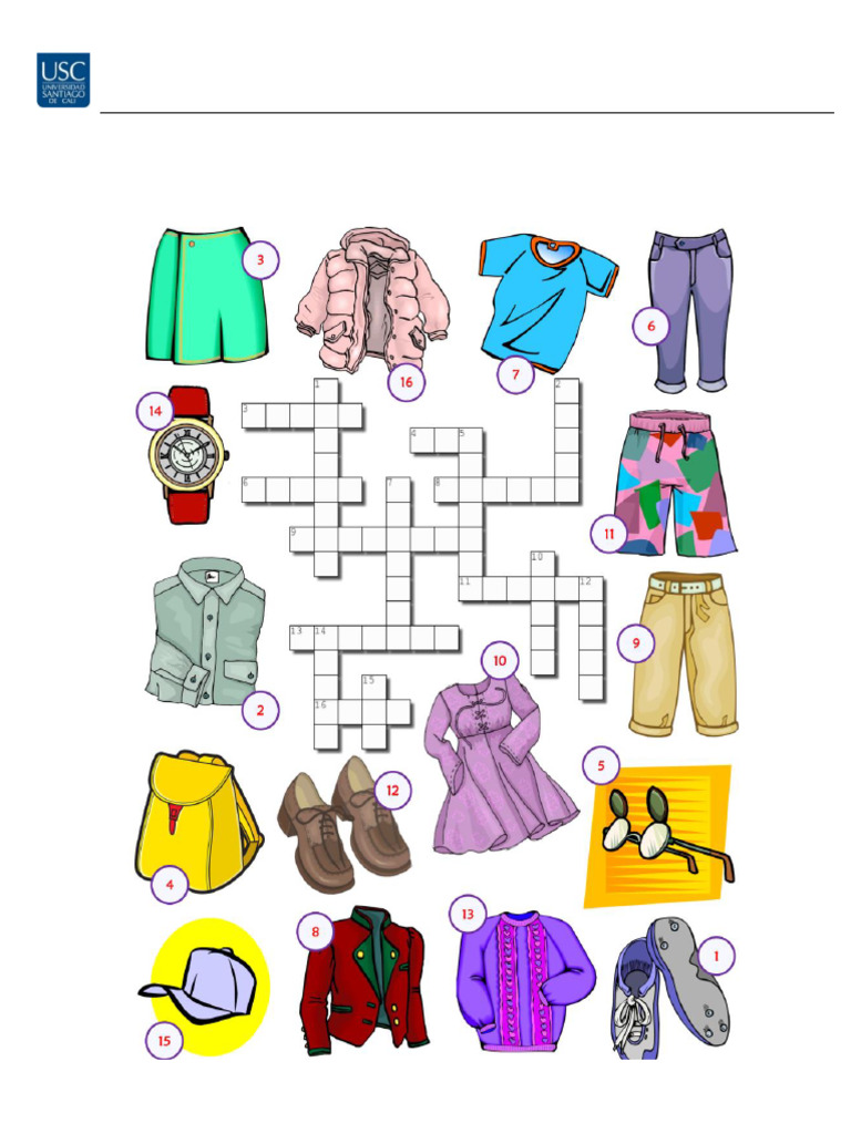 Describing Clothes: English I Lesson | PDF