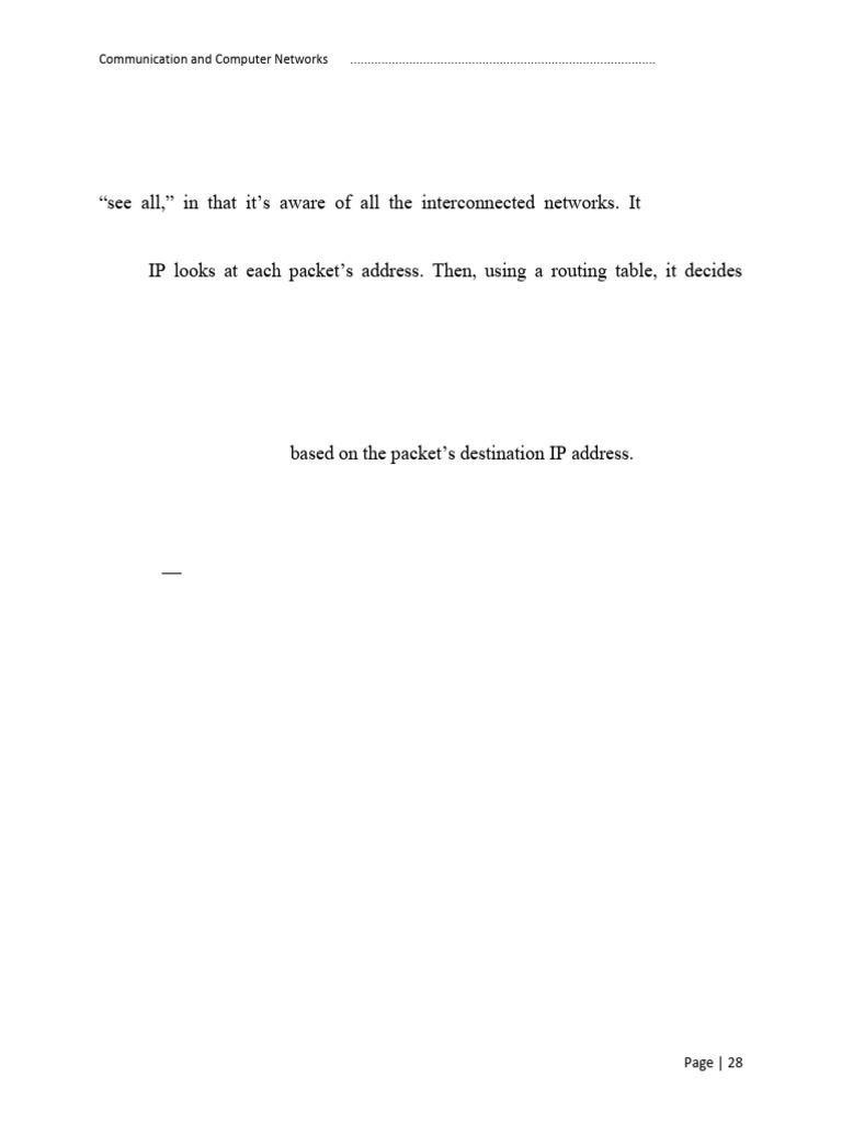 Lecture 6 | PDF | Internet Protocols | Computer Network