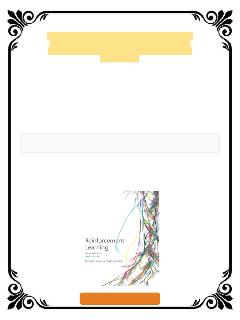 Reinforcement Learning An Introduction Adaptive Computation and Machine Learning series Second ...