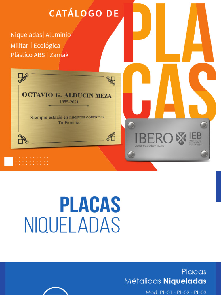 Placas Niqueladas y Personalizadas | PDF | Grabado | Sustancias químicas