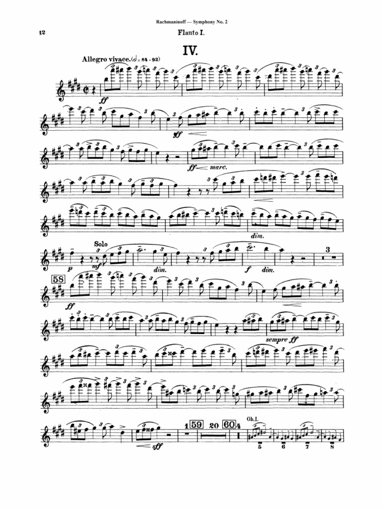 Flute 1 | PDF