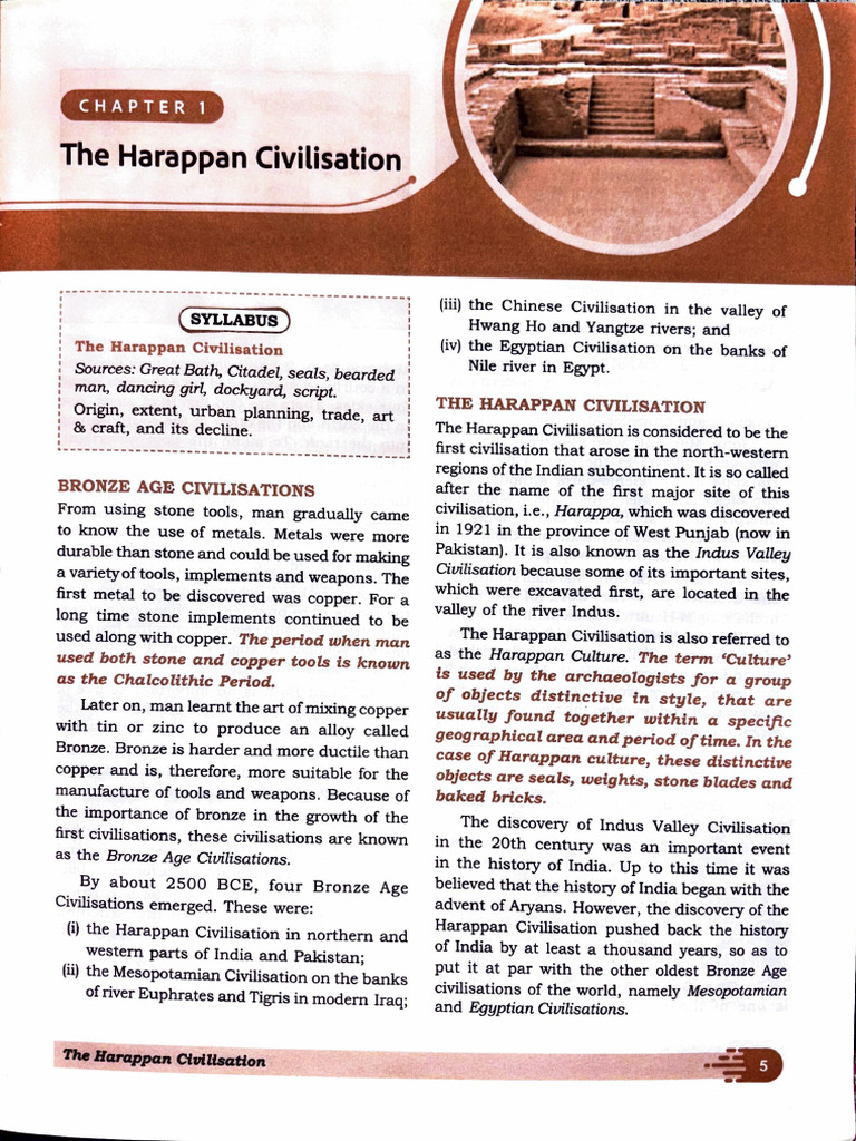 The Harappan Civilisation | PDF