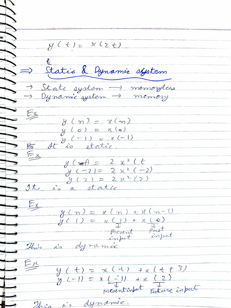 Static Nonlinear Systems | PDF