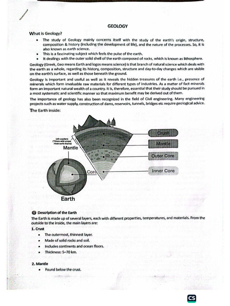 Geology Minerals | PDF