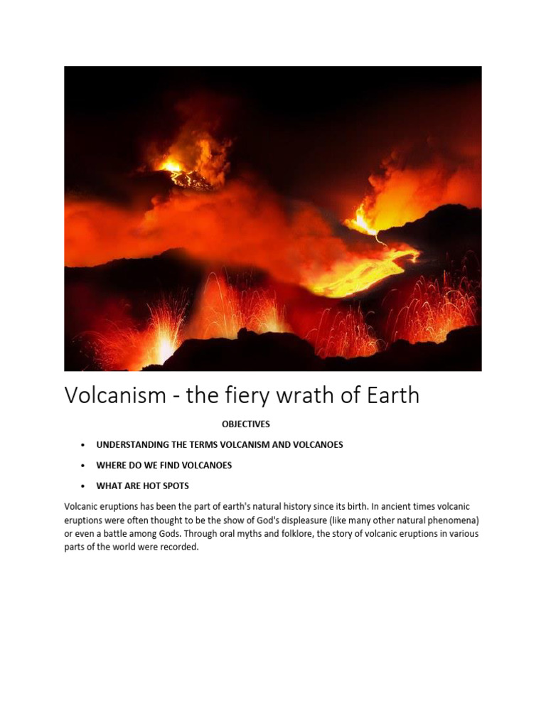 Understanding Volcanism and Volcanoes | PDF | Volcano | Lava