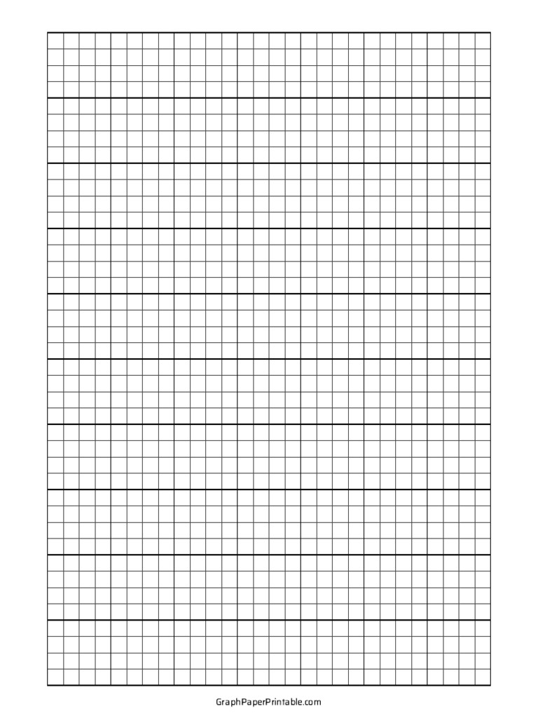 Letter 1in 4x4 Graph Paper | PDF