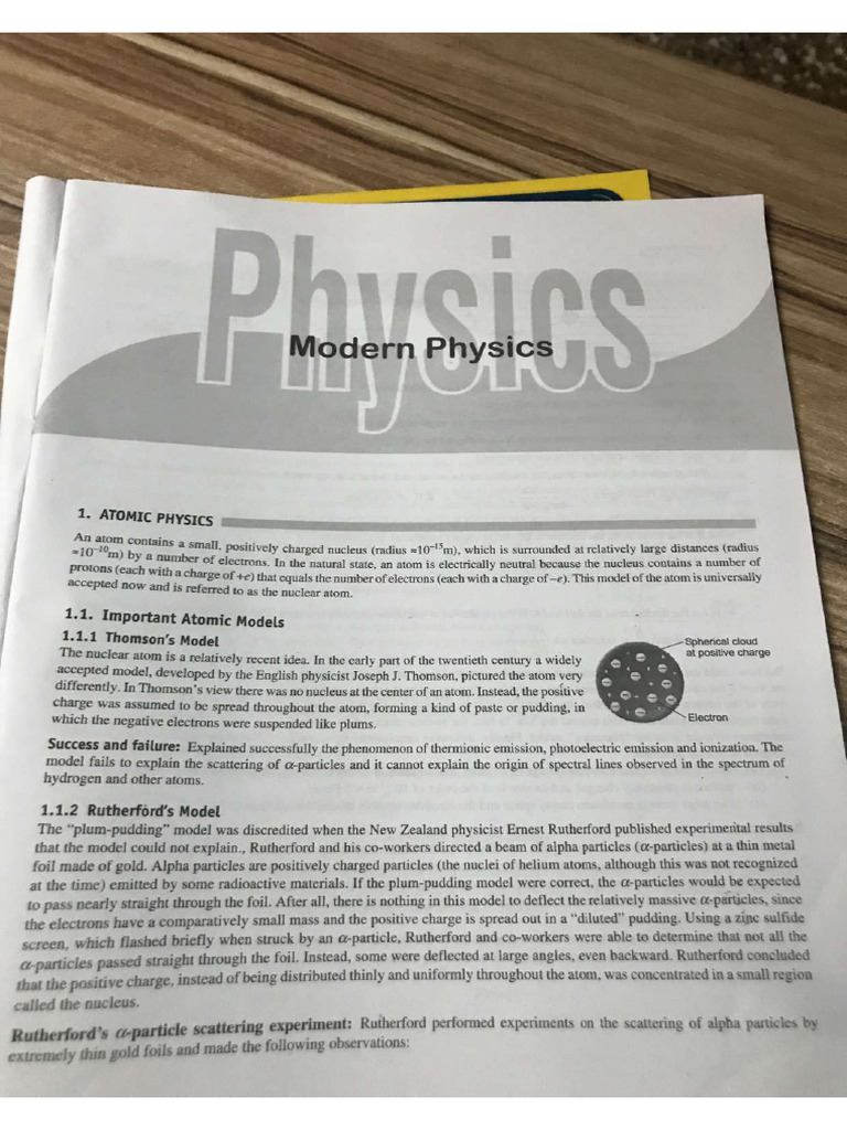Modern Physics Module Swastik | PDF