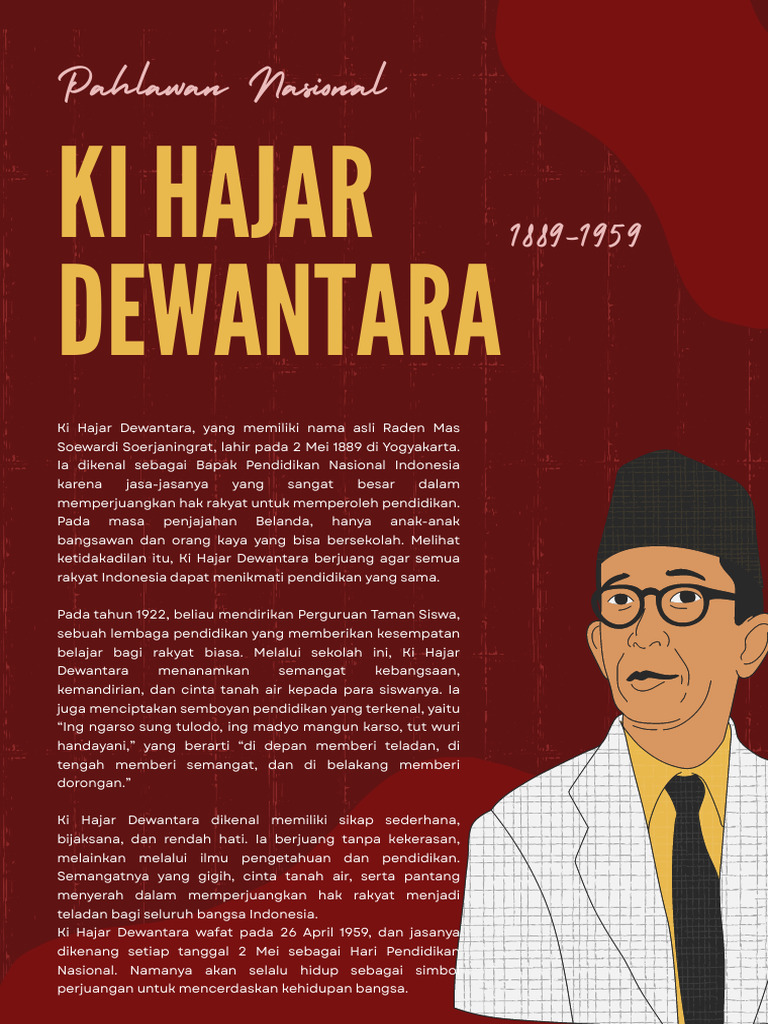 Ki Hajar Dewantara: Bapak Pendidikan Nasional | PDF