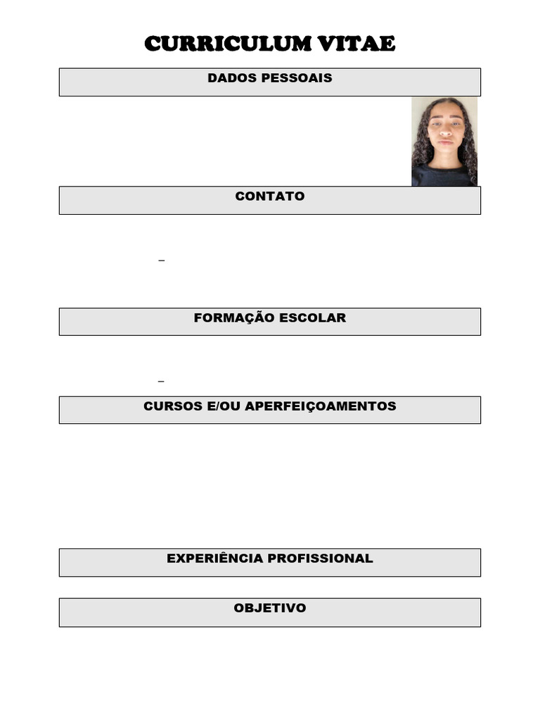 Currículo Vitae (Emilly Raissa Souza Leal) | PDF