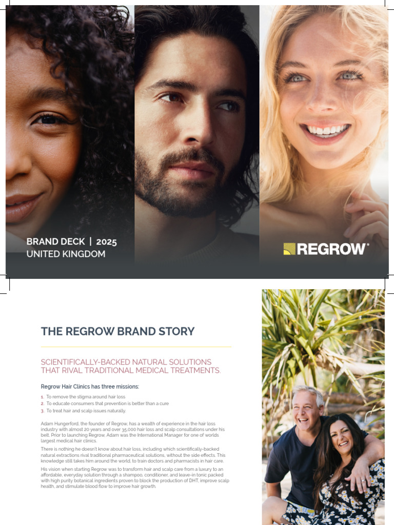 Regrow®: Natural Hair Loss Solutions | PDF | Hair Loss | Hair