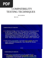 Crossmatching Using Gel Card Method | PDF | Antibody | Blood Plasma