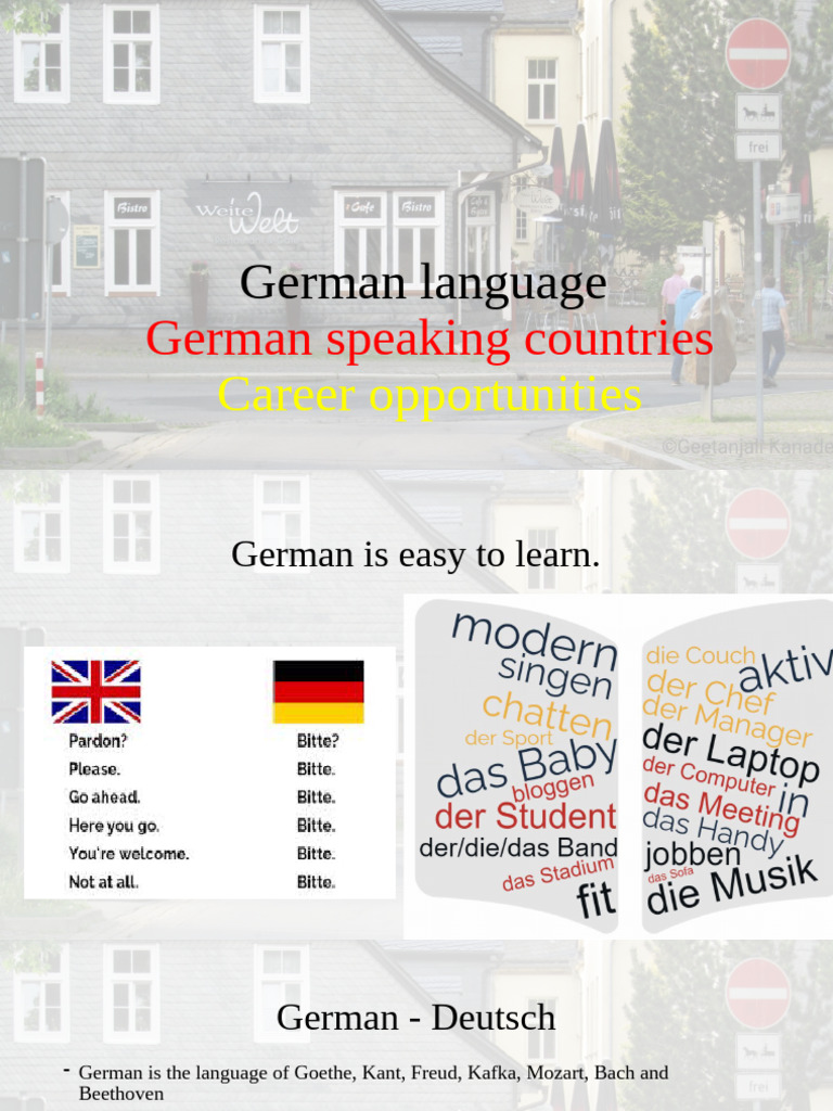 Introduction To German and German Speaking Countries | PDF | Germany ...