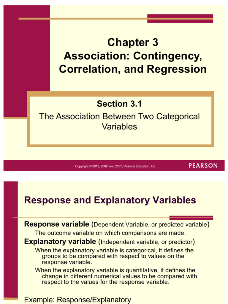 Association Between Variables Analysis | PDF | Scatter Plot ...