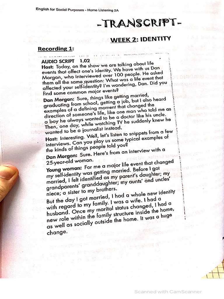 Quiz 1 Transcript | PDF