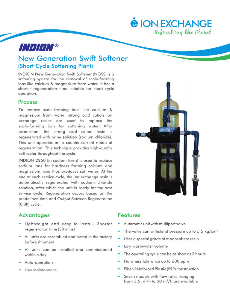 Indion New Generation Swift Softener 1 | PDF