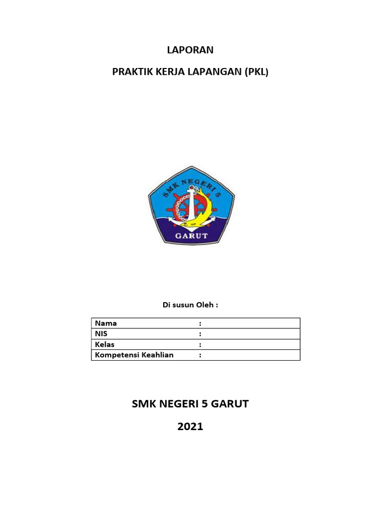 Format Laporan PKL | PDF