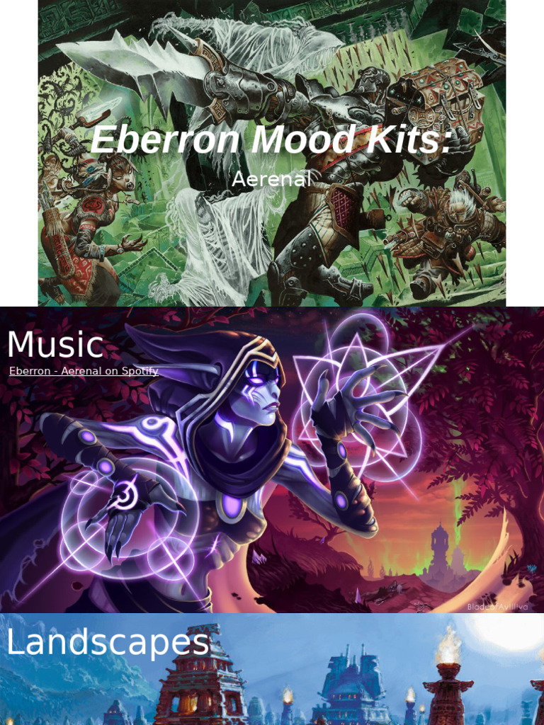 Eberron Mood Kits - Aerenal | PDF