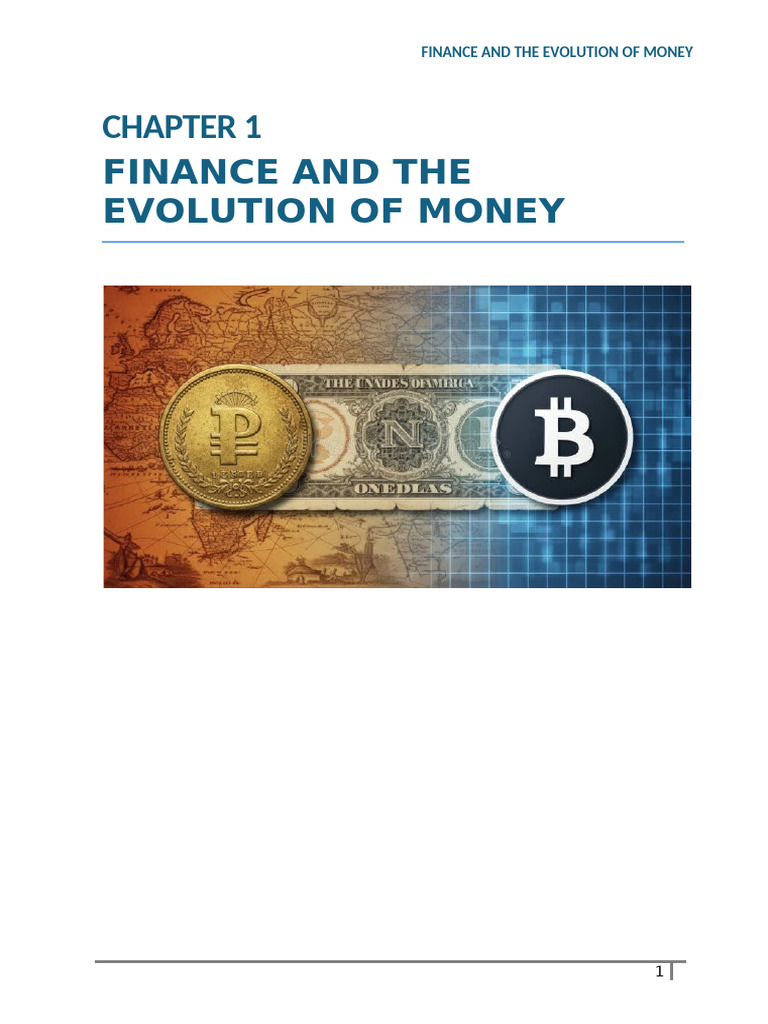 Evolution of Money and Finance Insights | PDF | Money | Currency