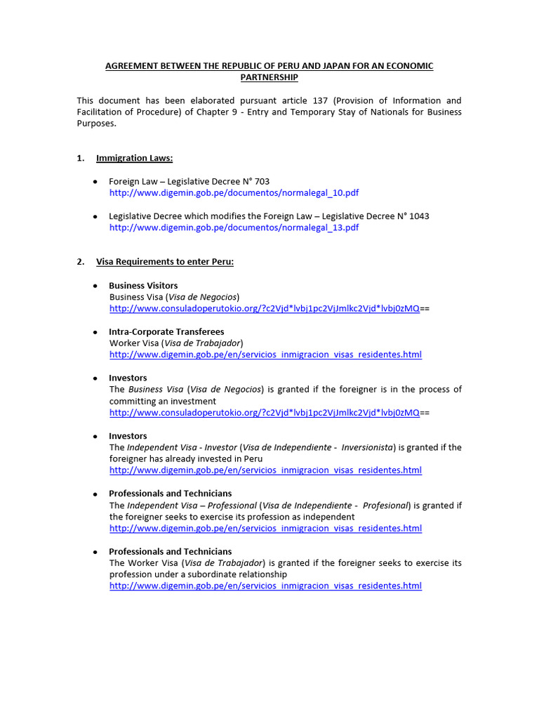 Peruvian Consolidated Document Temporary Entry W | PDF