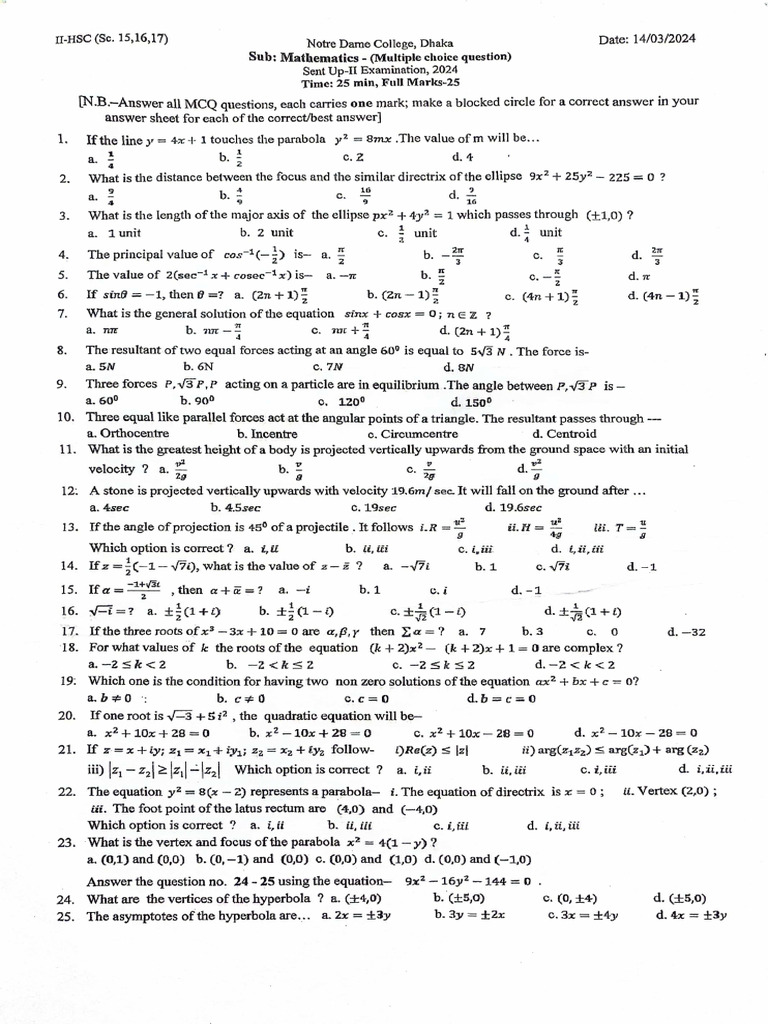 Mathematics (EV) | PDF