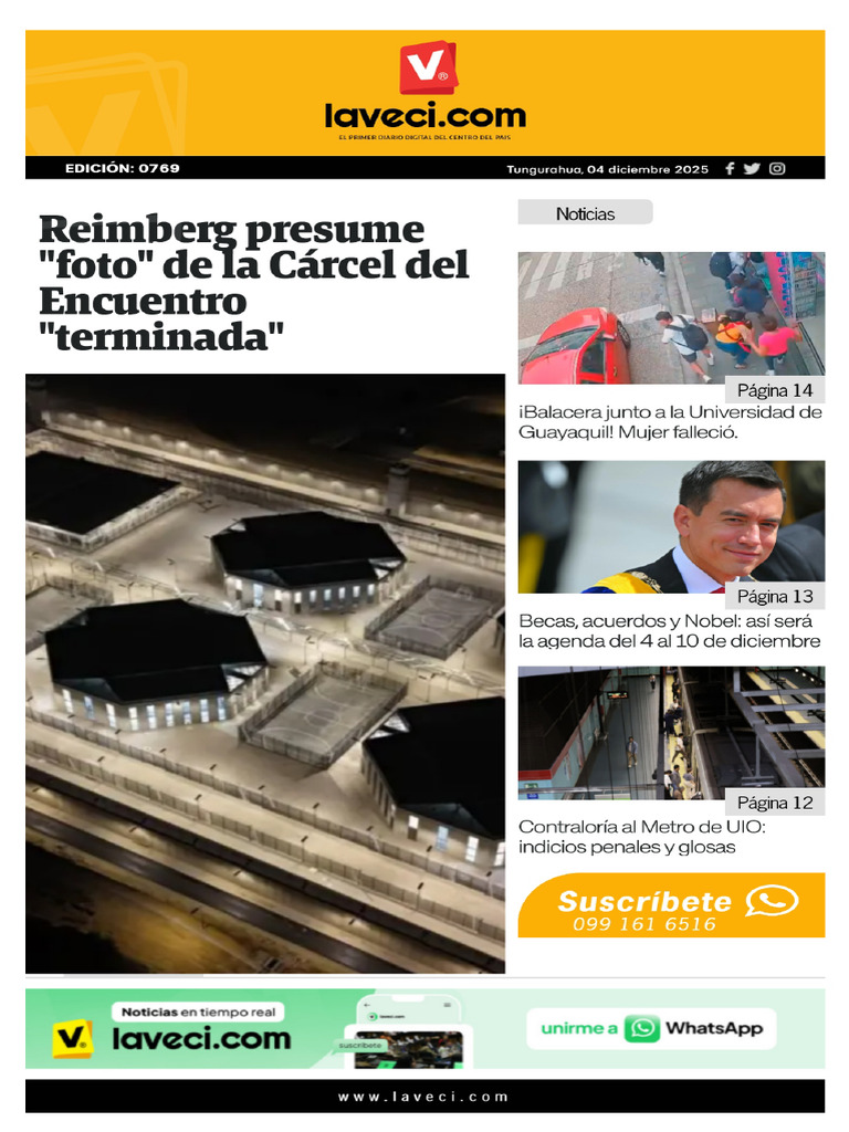 La Veci 05 de Diciembre 2025 - 769 | PDF