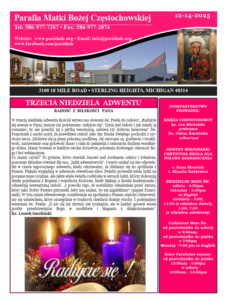 III Niedziela Adwentu | PDF