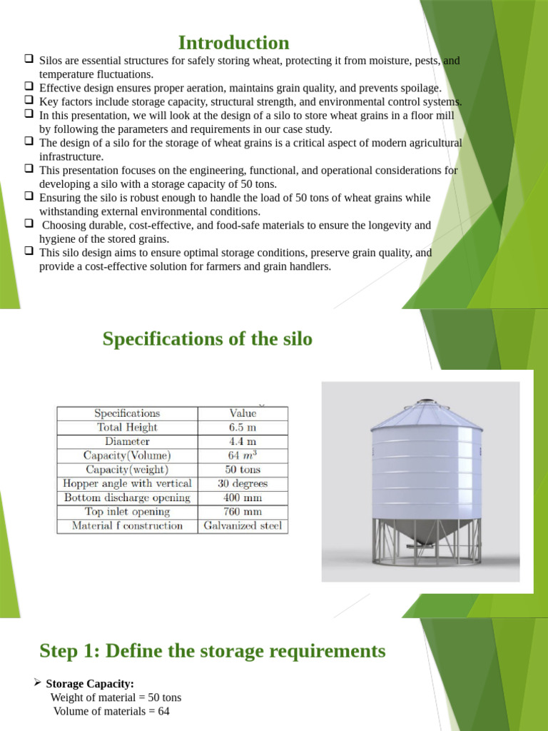 Wheat Silo Design and Storage Solutions | PDF | Friction | Pressure