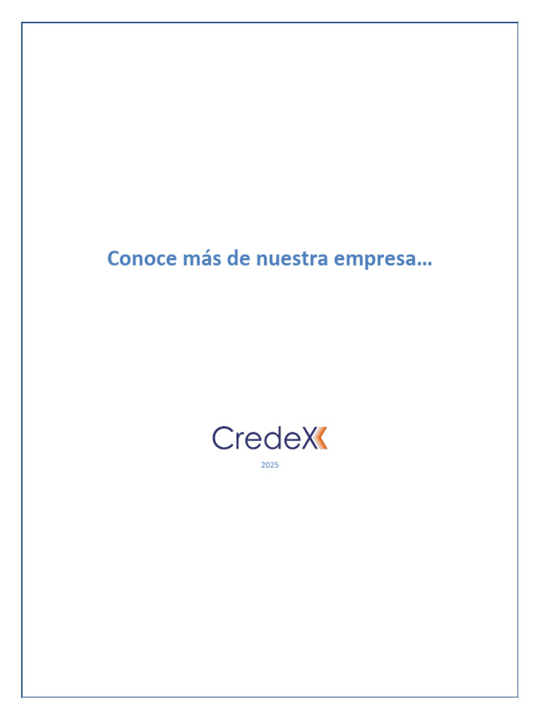 Somos Credex 202502 | PDF | Software | Software como servicio
