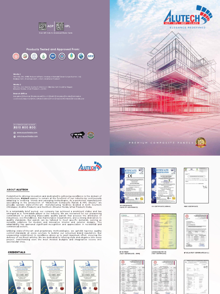 Final Alutech ShadeCard 2 | PDF