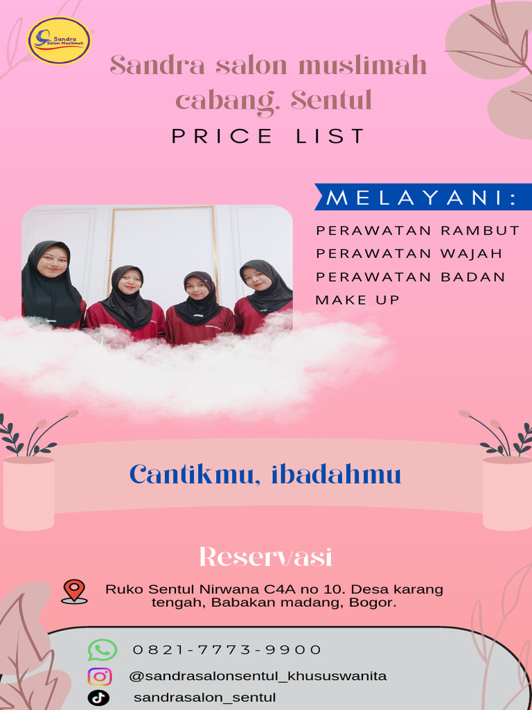 PL Sandra Salon Sentul | PDF | Cosmetics | Skin Care