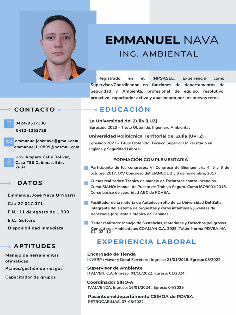 Currículum 2025 Emma PDF | PDF